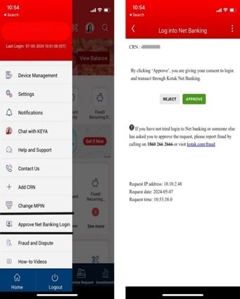 Steps to register for Kotak Net Banking